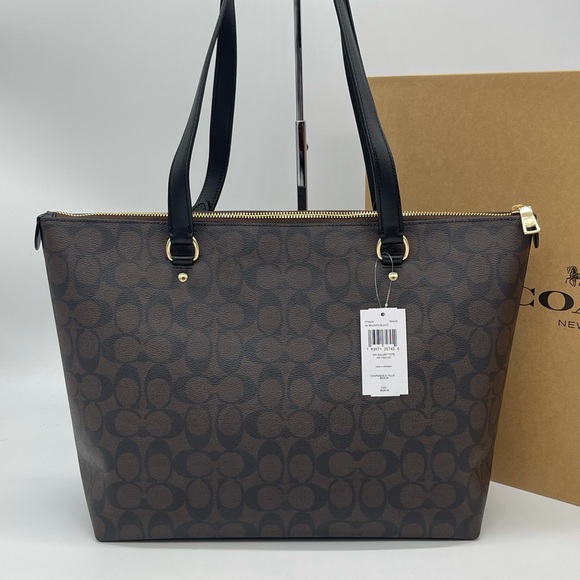Coach | Bags | Coach Gallery Tote Bag In Signature Canvas | Poshmark